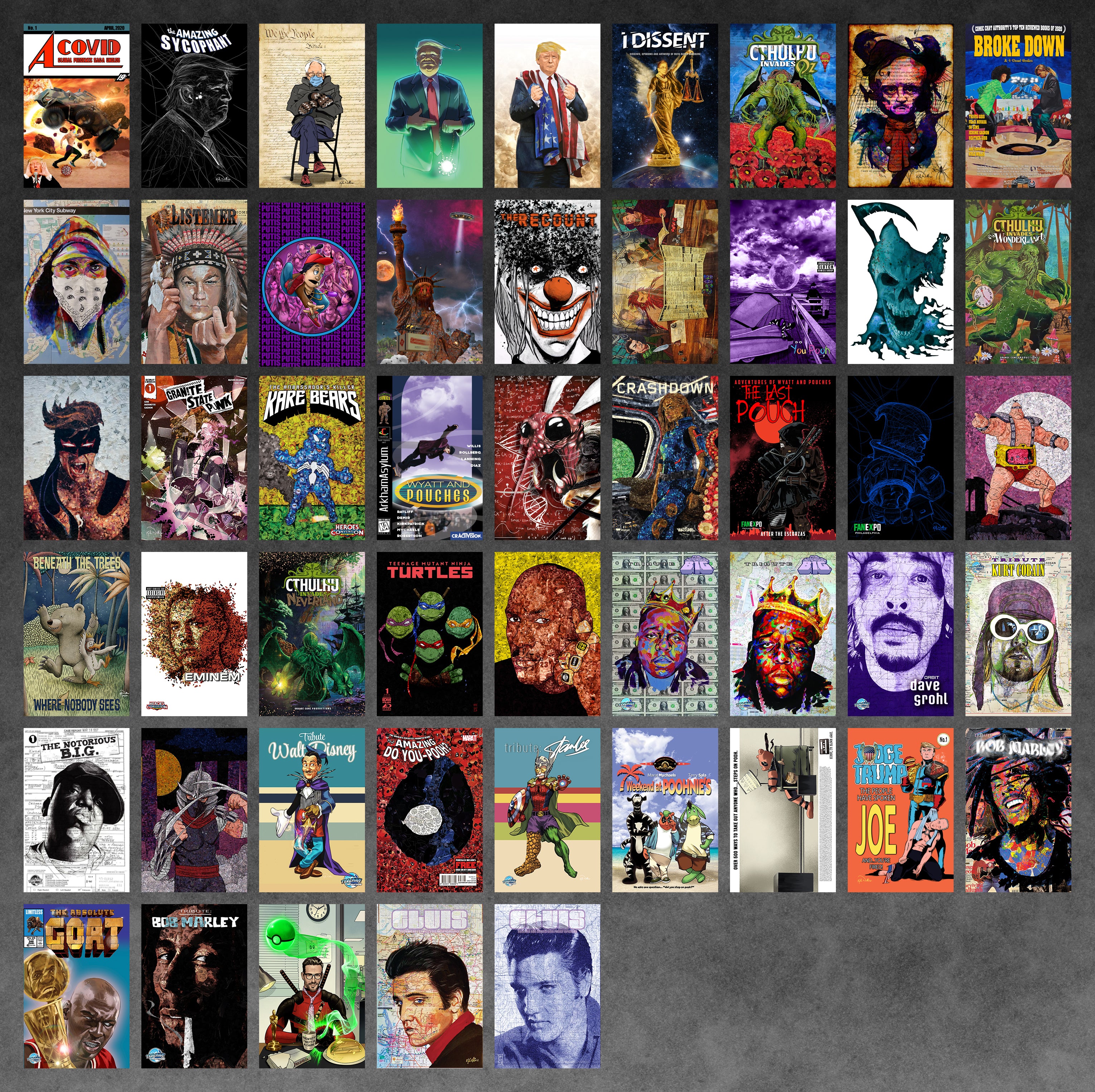 AETHER 63 BOOK BUNDLE OF KYLE WILLIS INVENTORY – artofkylewillis
